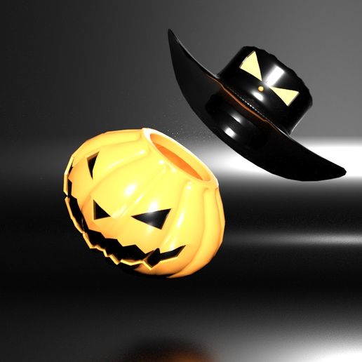 Download file halloween pumpkin • 3D printer template ・ Cults