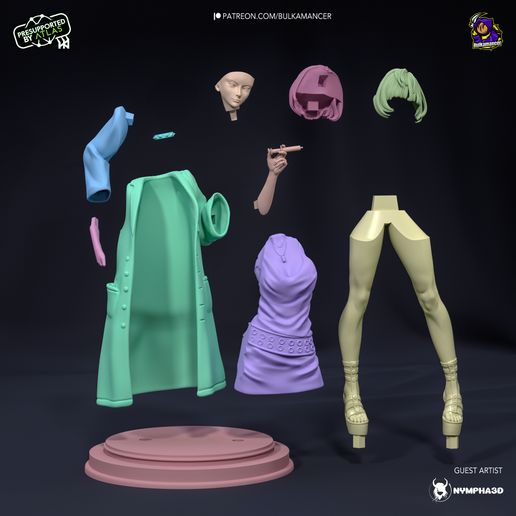 🩺 Tae Takemi (Persona 5) | 230mm・ 3D File for 3D printing・Cults