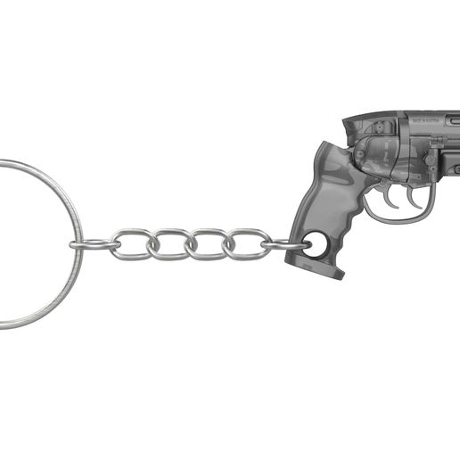 STL file Keychain - Deckard's Blaster - BladeRunner - Printable 3d ...