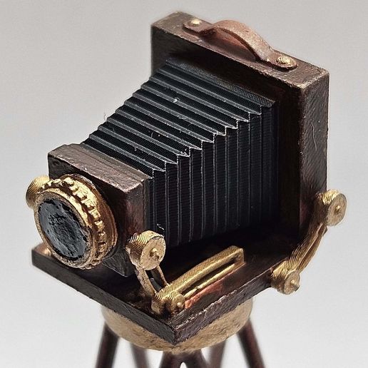 📷 WW1 era vintage plate camera and tripod・ STL File for 3D printing・Cults