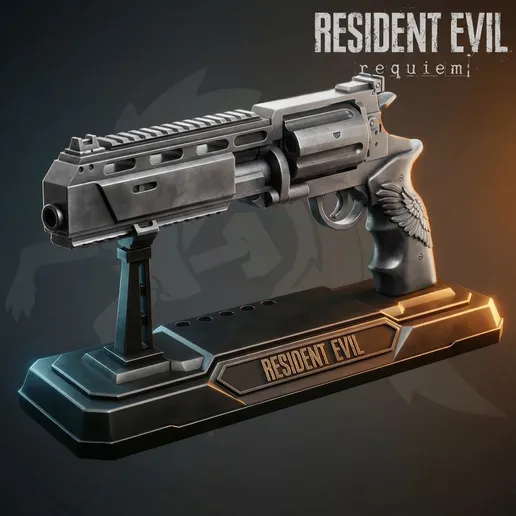 Requiem Revolver Stand – Residual Evil: Requiem (RE9) Display Base ...