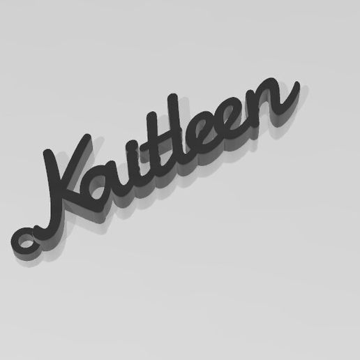 👩 Kaitleen・ STL File for 3D printing・Cults