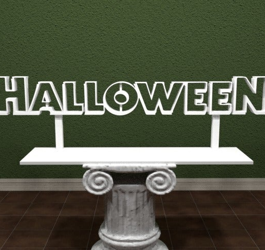 🎃 Halloween Logo・ STL File for ・Cults