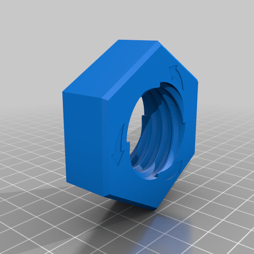 🎠 Double Threaded Screw・Free 3D File for ・Cults