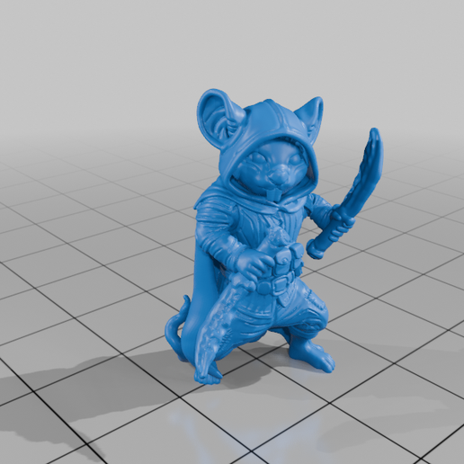 🎲 Musteval Guardinal - Mousefolk Rogue (DND / TTRPG)・Archivo STL Gratis ...