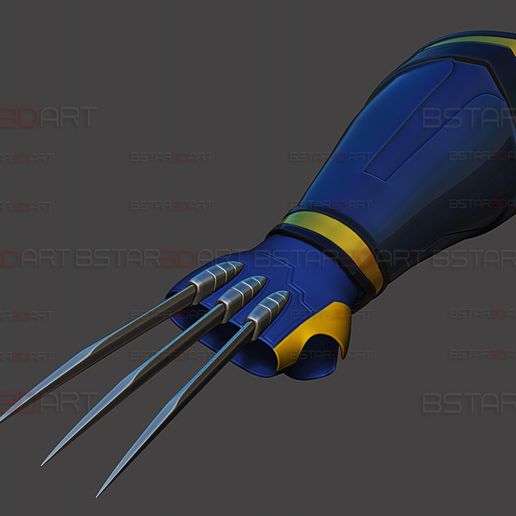 🧤 Wolverine Gloves Claw And Arm Armor - Marvel Cosplay・ 3D File for 3D ...