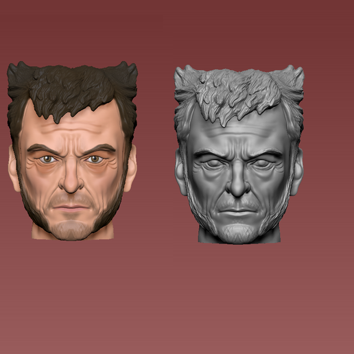 STL file hugh jackman as logan the wolverine from x men and deadpool 🃏 ...