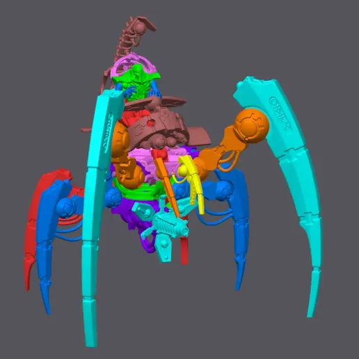 3D file Crab Walker 🦀 ・3D print design to download・Cults