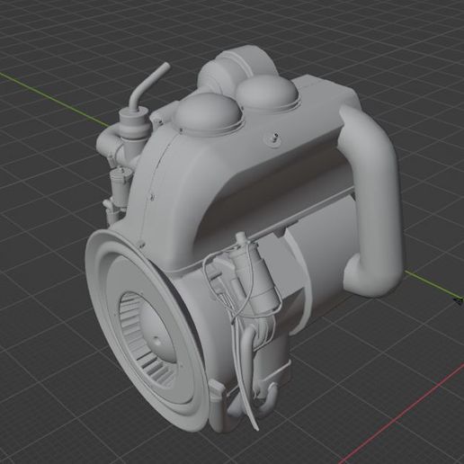STL file BMW Isetta Engine 🚗 ・3D printable model to download・Cults