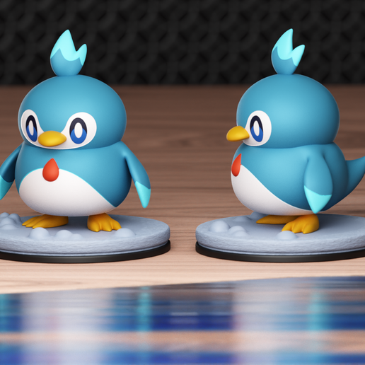 Archivo STL Palworld Pengullet #010 FanArt (Base sólo para patreons) 👾 ...