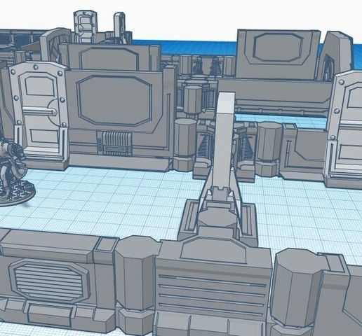 🎨 Dungeon Stick modern Scifi/SpaceShip/Lab/Bunker EDITED!・Free 3D File ...