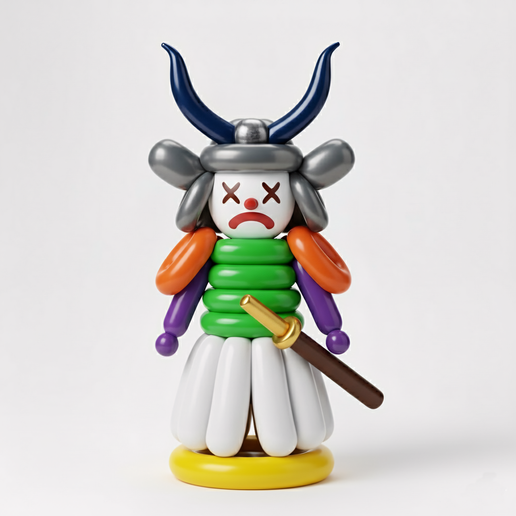 🎈 B.SAMURAY: Balloon Samurai Art Toy 3D Model (STL)・ STL File for 3D ...