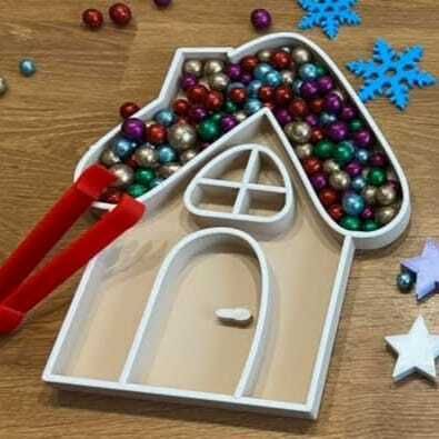 ️ SENSORY PLAY SORTING TRAY OF A HOUSE・ STL File for 3D printing・Cults