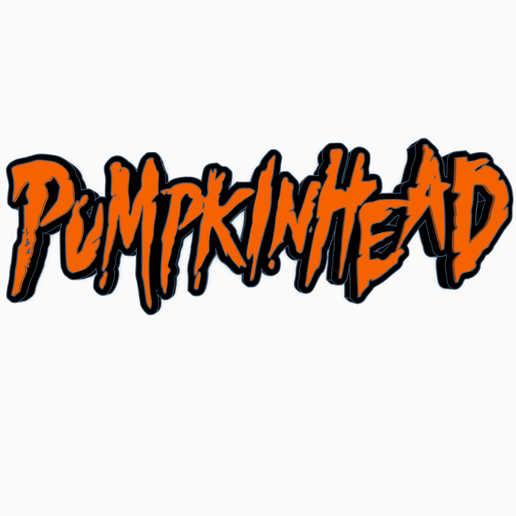 🎃 PUMPKINHEAD Logo Display by MANIACMANCAVE3D・ STL File for 3D printing ...