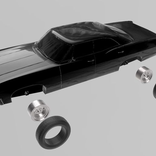 STL file STL IMPALA SEDAN 1967 - SUPERNATURAL 👽 ・3D print design to ...