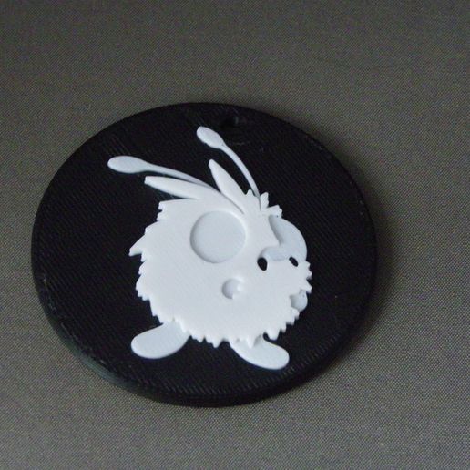 🐉 Pokemon Keychain Venonat・ 3MF File for 3D printing・Cults