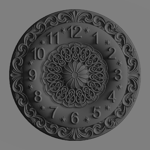 STL file clock cnc design 🕰️ ・3D printable model to download・Cults