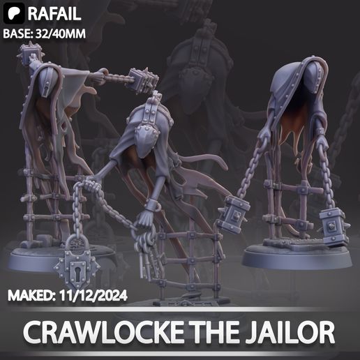 🎨 Crawlocke the Jailor・ 3D File for 3D printing・Cults