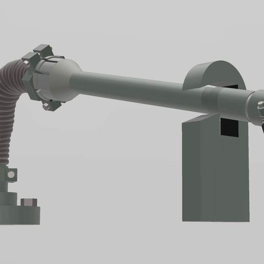 🌬️ 1/35 M60A3 wind sensor mast without the ball sensor and stowed ...