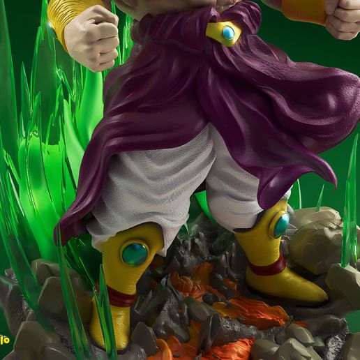 🐉 Broly SSJ Pose 1 escala 1.6 Dragon Ball Z・ STL File for 3D printing・Cults