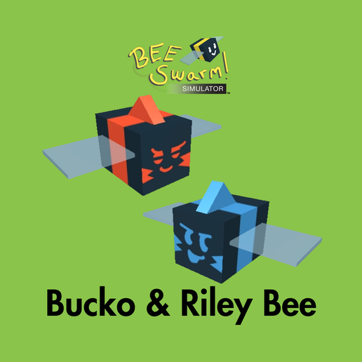 🐝 Riley and Bucko Bee Figure (Bee Swarm Simulator)・ STL File for 3D ...