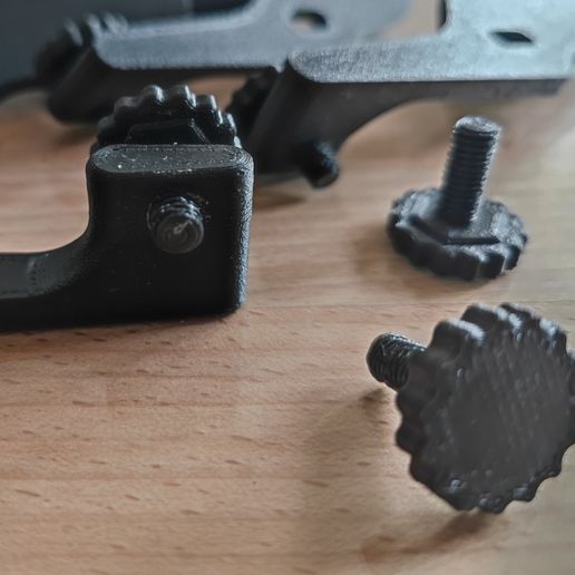 plastic hand screw for camper window lock・Free STL File for 3D printing ...