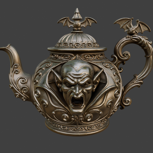 gothic teapot