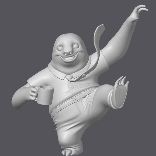 🎲 Flash Slothmore-Zootopia 2- print-ready V2・ STL File for 3D printing ...
