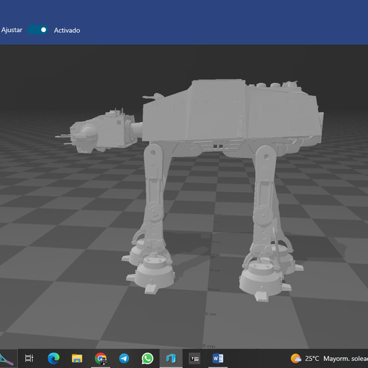 🏗 at-at walker prototype 1 empire first years・ 3MF File for 3D printing ...