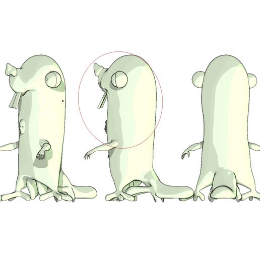 STL file Dump Beaver (castor débile) 🦫 ・3D printer design to download・Cults