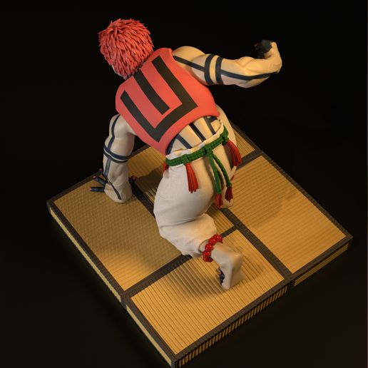 🎨 Akaza - Demon Slayer・ STL File for 3D printing・Cults
