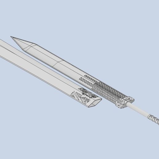 🗡️ Arknights - Dusk Sword・ STL File for ・Cults