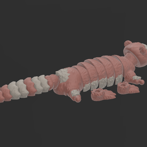 👌 Flexi Ferret・ STL File for 3D printing・Cults