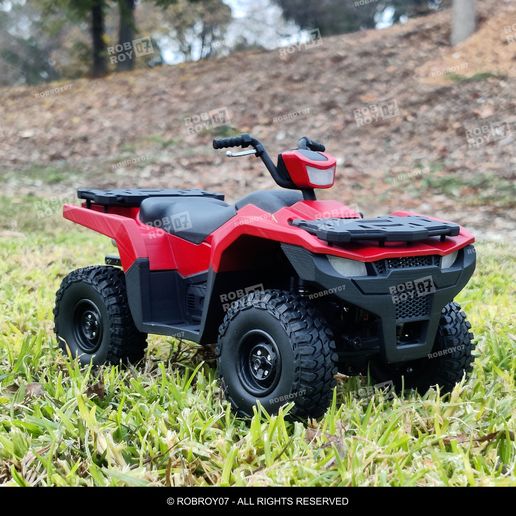 🚁 SCX24 To 1/10 ATV Conversion Kit For Action Figures Including Driver ...