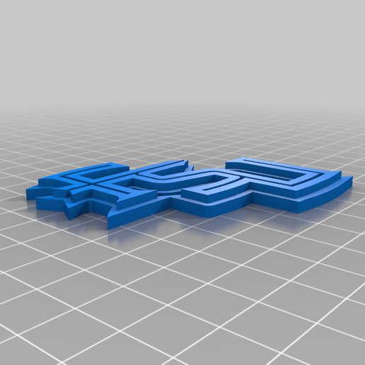 🗝️ FSU Letters Logo Keychain - ExtraLarge・Free 3D File for ・Cults