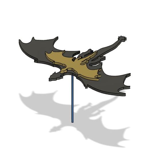 🐉 Dragon / Fourth Wing / Book / Display /・ STL File for 3D printing・Cults