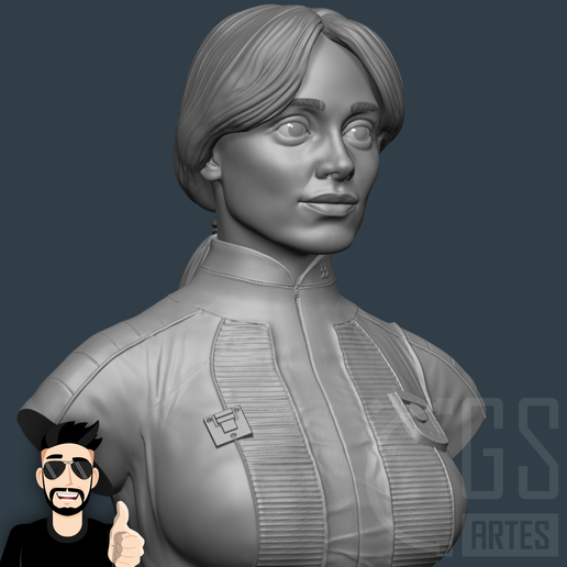 👤 LUCY MACLEAN - FALLOUT・ STL File for 3D printing・Cults