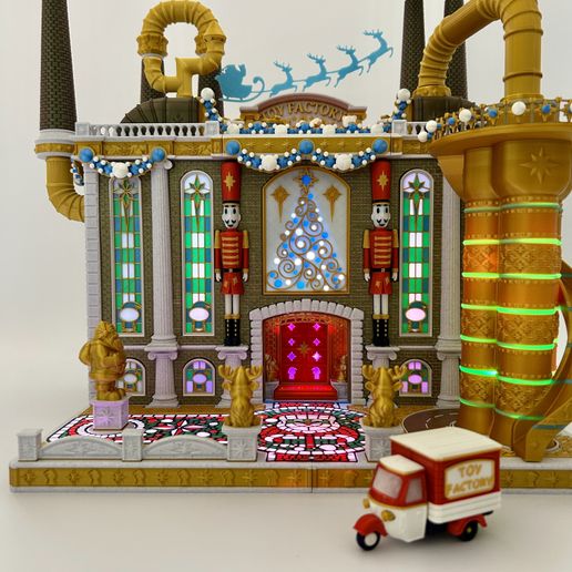 🧑‍🏭 THE TOY FACTORY (Static Version)・ 3D File for 3D printing・Cults