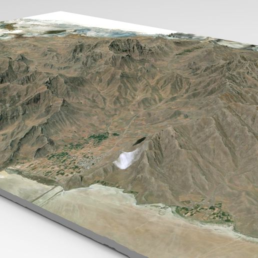 ⛰️ Mountain landscape Shahi Iran・ STL File for 3D printing・Cults