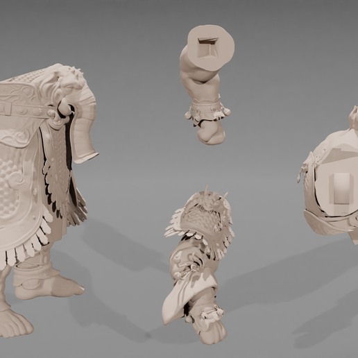 👾 Juling Shen - 沉巨岭 - black myth wukong・ STL File for 3D printing・Cults