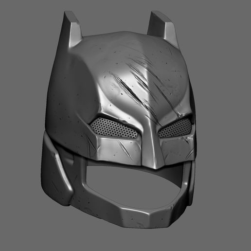 🪖 DC Batman Heavy Armor Helmet Cosplay Prop・ STL File for 3D printing・Cults