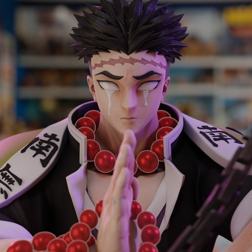 3D file Giomei Himejima-Kimetsu no Yaiba 🗿 ・Model to download and 3D ...