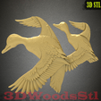 🦆 Duck stl,3D stl model relief wall decor, CNC Router Engraver, Artcam ...