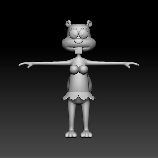 🎲 sandy bob spong・Archivo STL para Impresión 3D・Cults