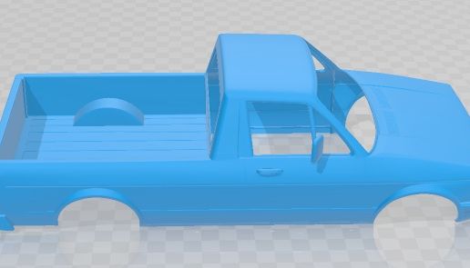 3D file Volkswagen Caddy Type 14 1982 Printable Body Car 🚗 ・3D print ...