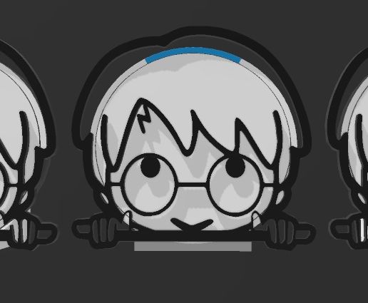 Archivo STL Suporte Alexa Echo Pop Harry Potter Eyes 6 Modelos 👀 ...