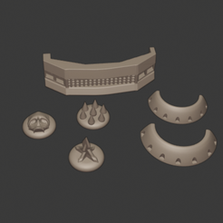 Archivo 3D Set de cinco lanzallamas de Gaslands・Modelo para descargar y imprimir en 3D・Cults