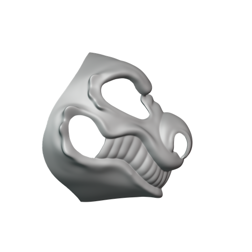 👹 Monster clown fursuit mask head・ OBJ File for 3D printing・Cults