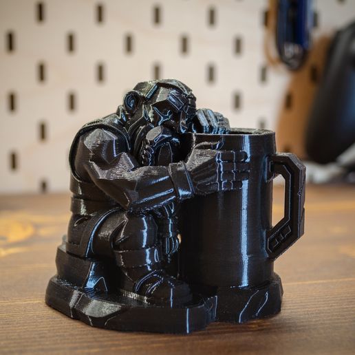 ☕ Dwarf with Ale Mug | Statue from the Halls of Khazad-Dûm・ STL File ...