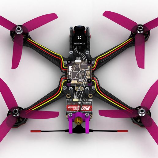 👽 Drone Racer Solidworks・ 3D File for ・Cults